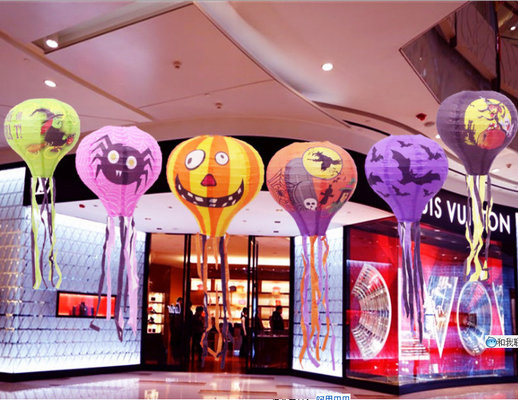Halloween Hot Air Balloon with Paper Lantern supplier