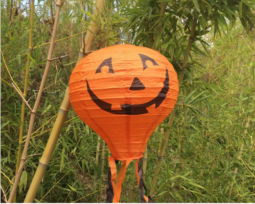 Halloween Hot Air Balloon with Paper Lantern supplier