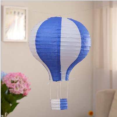 Hot Air Balltoon Paper Lanterns, Shopping Arcade Celebrations, Birthday Parties, Kindergarten Hanging Ornaments supplier