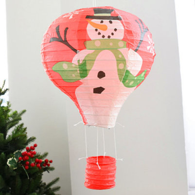 Hot Air Balltoon Paper Lanterns, Shopping Arcade Celebrations, Birthday Parties, Kindergarten Hanging Ornaments supplier