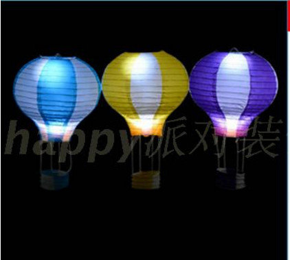 Hot Air Balltoon Paper Lanterns, Shopping Arcade Celebrations, Birthday Parties, Kindergarten Hanging Ornaments supplier