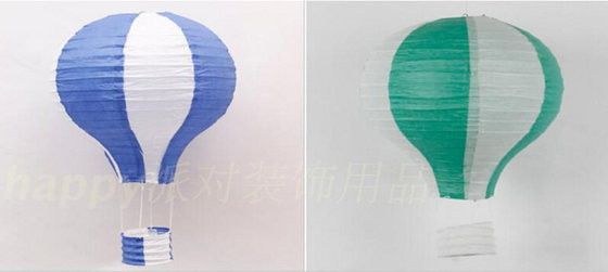 Hot Air Balltoon Paper Lanterns, Shopping Arcade Celebrations, Birthday Parties, Kindergarten Hanging Ornaments supplier