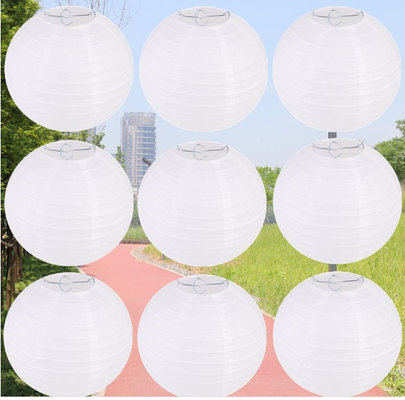 White Lantern Wholesale, Spot Wedding Paper Lanterns, Children's Drawing Lanterns, Customized Handmade DIY Lighting supplier