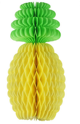 Paper Crafts,Paper Honeycomb, Beehive, Pineapple, Paper fruit， Hotel Lobby Scene Decoration, Event Celebration Ornaments supplier