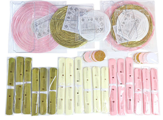 Hot birthday parties, weddings, wedding decorations, paper strips, paper lanterns, paper flower balls  26/sets supplier