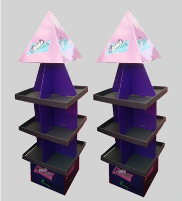 Supply paper shelf, shopping mall promotion, paper shelf, display shelf, multi-layer display shelf ,size：50*40*139.5 cm supplier
