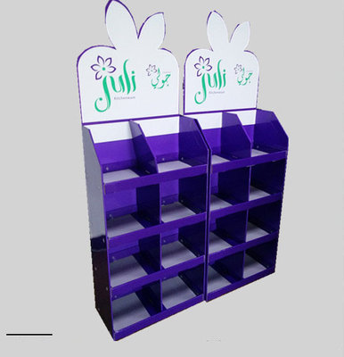 Shang Chao display cabinet, exhibition promotional paper stack, PDQ display box corrugated paper display rack supplier