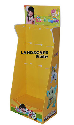 Hook type cardboard shelf, cardboard display rack, toy display stand, paper display stand，Size can be customized supplier