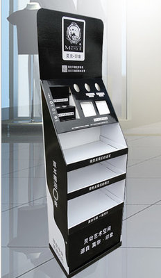 Floor-standing paper display rack, electronic product mobile phone promotion paper display rack, paper display rack supplier