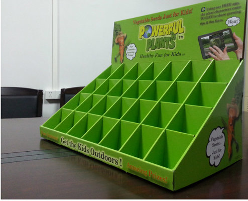Paper Shelf Small Shelf Desktop Shelf Paper Shelf PDQ Cosmetics Display Box Condiment Display Box，Sample display box supplier