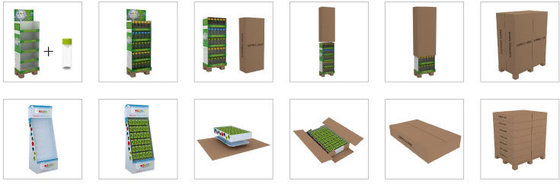 Supermarket clothes T paper display stand, underwear underwear paper shelf, environmental protection wardrobe supplier