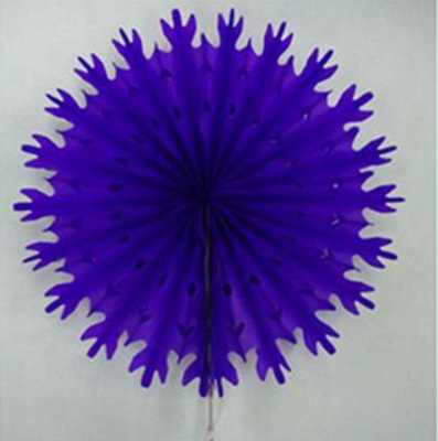 Factory direct fan flower fan holiday party decoration paper craft paper fan flower hollow fan flower；red，yellow，green supplier
