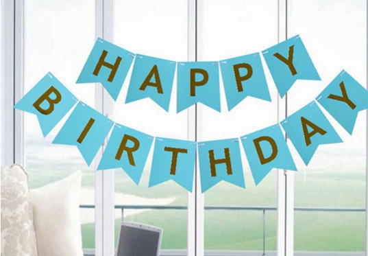 Paper Ball Bunting Set Wedding Party This set includes: A set of pink happy birthday fish tail flag supplier