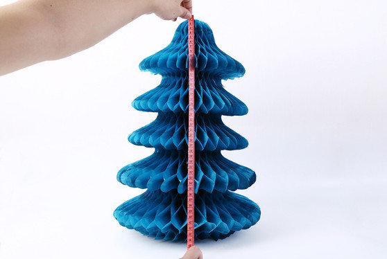 Foreign trade Christmas gift home table decoration Creative paper flip paper Christmas tree Traditional paper carving supplier