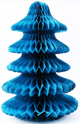 Foreign trade Christmas gift home table decoration Creative paper flip paper Christmas tree Traditional paper carving supplier