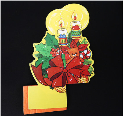 Foreign trade decoration handmade Christmas candle paper sculpture, creative paragraph origami ornaments, birthday cake supplier