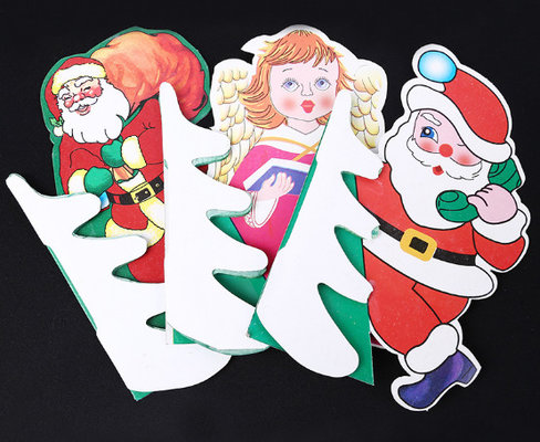 Creative paper Santa Claus tree, handmade Santa tree, customizable20CM supplier