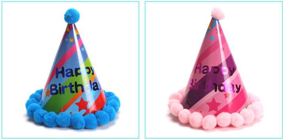 Party decorated hat, children's festive hat supplier