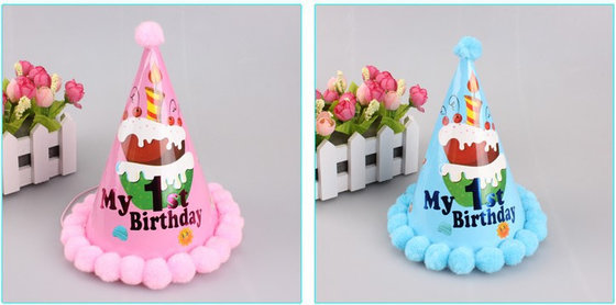 Party decorated hat, children's festive hat supplier