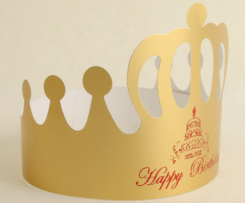 Factory wholesale disposable children's adult birthday hats Customized party leather children's birthday hats supplier