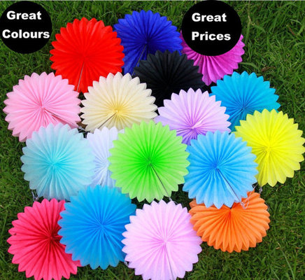 Paper folding fan wedding party decoration background paper fan flower color by pantone coloring supplier