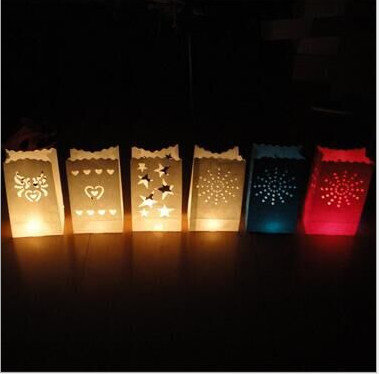 Flame Retardant Candle Bags Hollow Candles Paper Bags Printable Hollow LOGO Environmental Testing Certification supplier