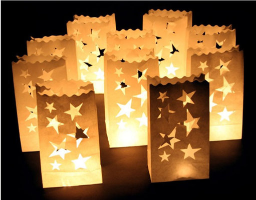 Flame Retardant Candle Bags Hollow Candles Paper Bags Printable Hollow LOGO Environmental Testing Certification supplier