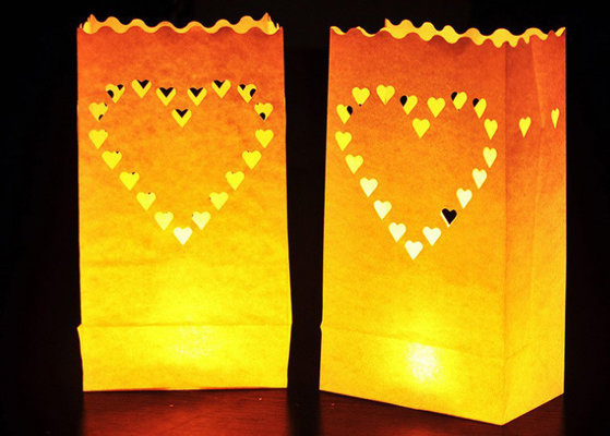 Flame Retardant Candle Bags Hollow Candles Paper Bags Printable Hollow LOGO Environmental Testing Certification supplier