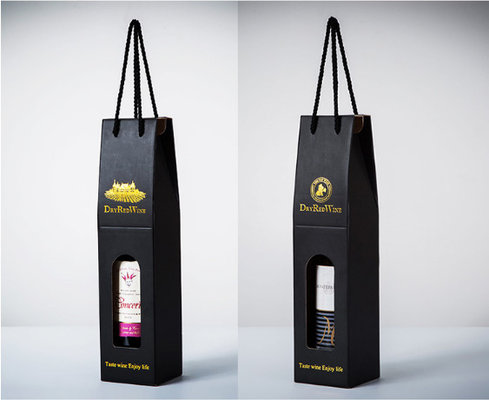 Wine Packaging Gift Box Wine Box Single Wine Box Custom Coated Paper Gift Box Printable LOGO supplier