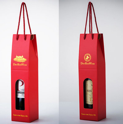 Wine Packaging Gift Box Wine Box Single Wine Box Custom Coated Paper Gift Box Printable LOGO supplier