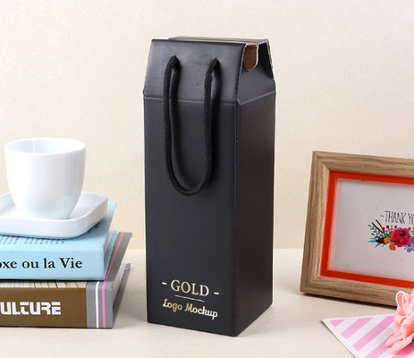 Manufacturers customized wine gift box single wine gift box custom window wine cartons custom supplier
