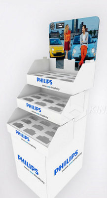 Paper shelf product display box, green shopping mall supermarket paper shelf, withstand weight 20KG, supplier