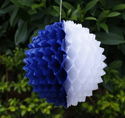 Holiday wedding decoration paper crafts custom multicolor honeycomb ball festive wedding supplies holiday decorations supplier