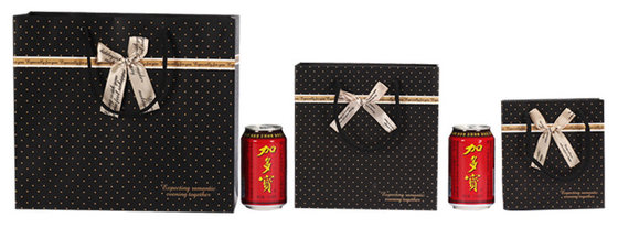 Chinese Factory Sales Korean Black Spotted Gift Bags Paper Bags Handbags Bags Gift Bags supplier