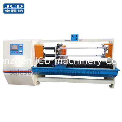 JC-C02 double shafts PVC electrical tape cutting machine/ slitting machine from China