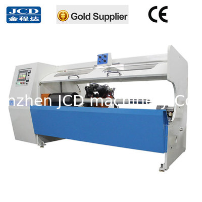 Industry fabric roll cutting machine with safty cover