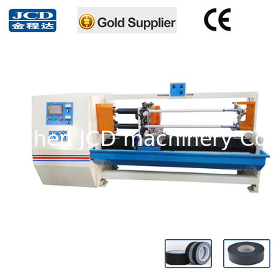 JC-C02 double shafts PVC electrical tape cutting machine/ slitting machine from China