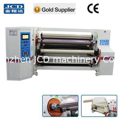 double shafts gummed tape/ BOPP tape/ masking tape jumbo roll rewinding machine