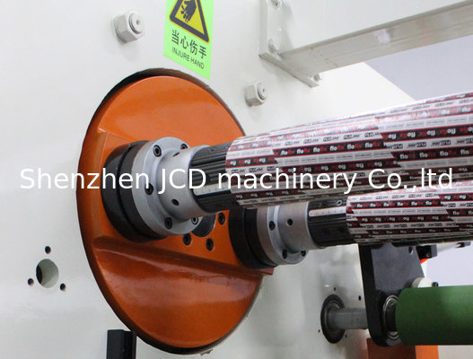 double shafts gummed tape/ BOPP tape/ masking tape jumbo roll rewinding machine