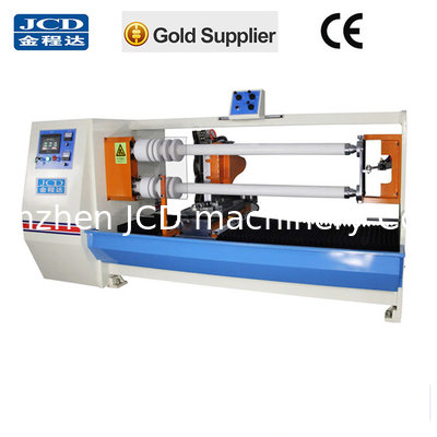 double shaft gummed tape roll to roll cutting machine / making machine