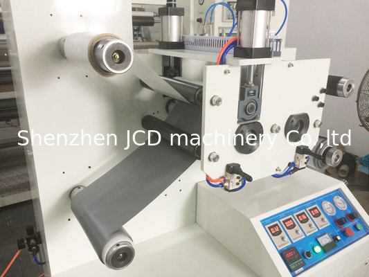 mini film/ adhesive paper roll to roll cold lamination slitting machine