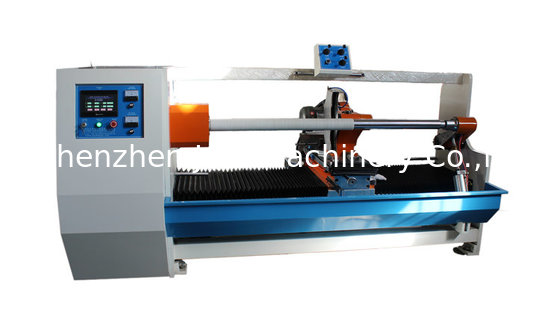 automatic adhesive tapes log roll cutting machine, single shaft