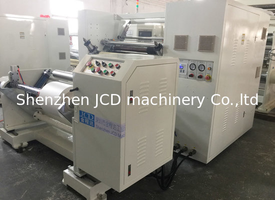 Paper and film roll slitter rewinder machine