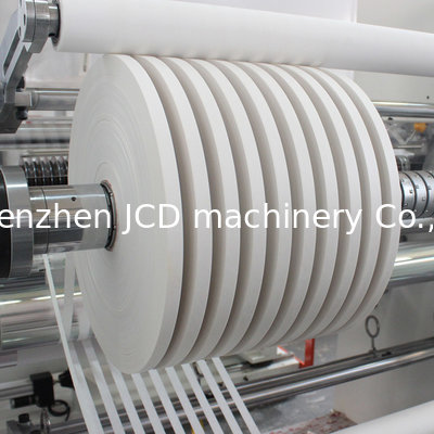 Paper and film roll slitter rewinder machine