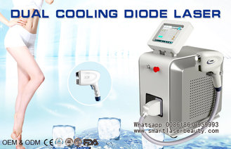 China Dual Cooling Diode Laser Hair Removal Machine / 808nm Diode Laser For Distributors supplier
