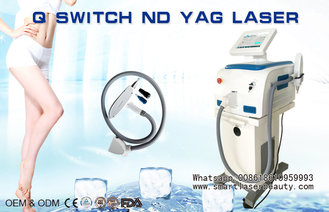 China Q Switched ND YAG Laser Tattoo Removal Machine For Eliminating Spot / Freckle / Pigment supplier