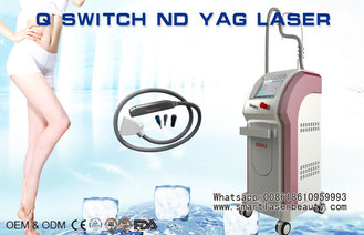 China Vertical Q Switch ND YAG Laser Tattoo Removal Machine 532nm / 1064nm / 1320nm supplier