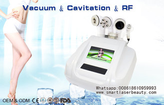 China RF Vacuum Slimming Machine For Cellulite Reduction / Mini Ultrasonic Cavitation Device supplier