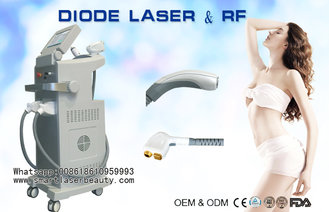 China Diode Laser Hair Removal Machine , Bipolar RF Beauty Equipment For Skin Tightening supplier