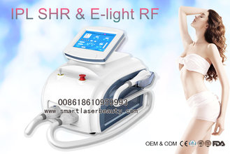 China Dual Handles OPT SHR IPL Hair Removal Machine , Portable 3 In 1 Elight IPL Beauty Device supplier
